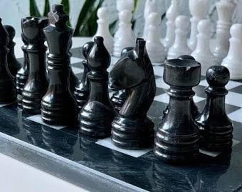 16x16 Inch Marble Chess. Board Games. Home Decor - Etsy