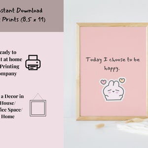 36 Kawaii Affirmation Cards for Kids Printable Digital Download PDF ...