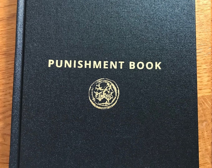 Punishment Record Book. - Etsy