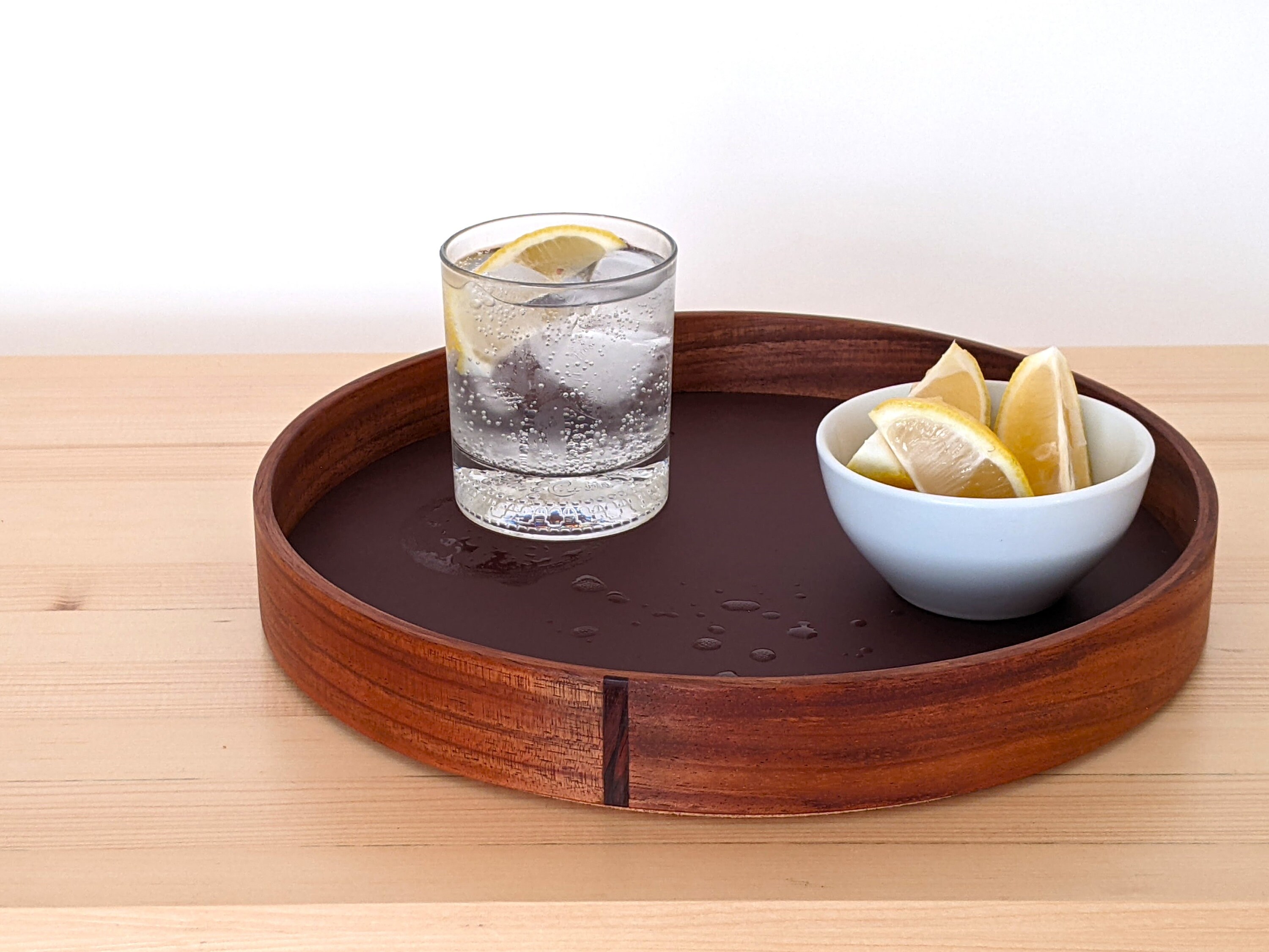 Circular Bentwood/hardwood Serving Tray/platter - Guanacaste - Etsy