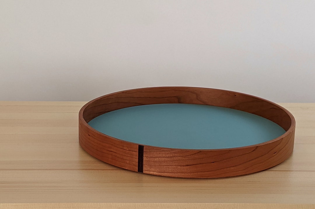 Circular Bentwood/hardwood Serving Tray/platter - Cherry - Etsy