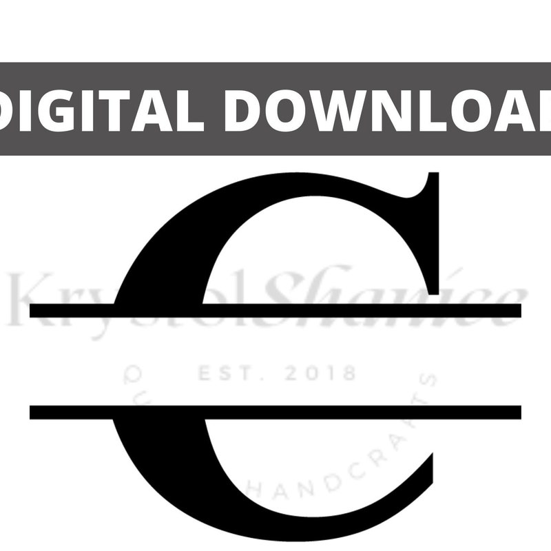 Monogram C - Etsy