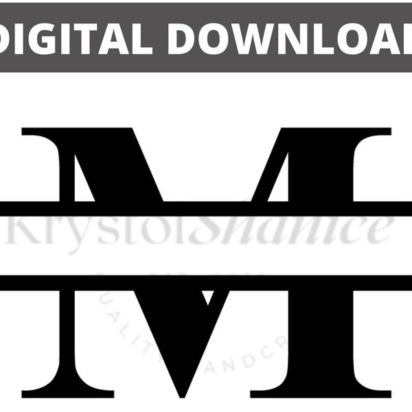 Monogram Letter M - Etsy