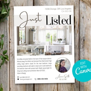 Open House Flyer Bundle Real Estate Flyer Just listed | Etsy