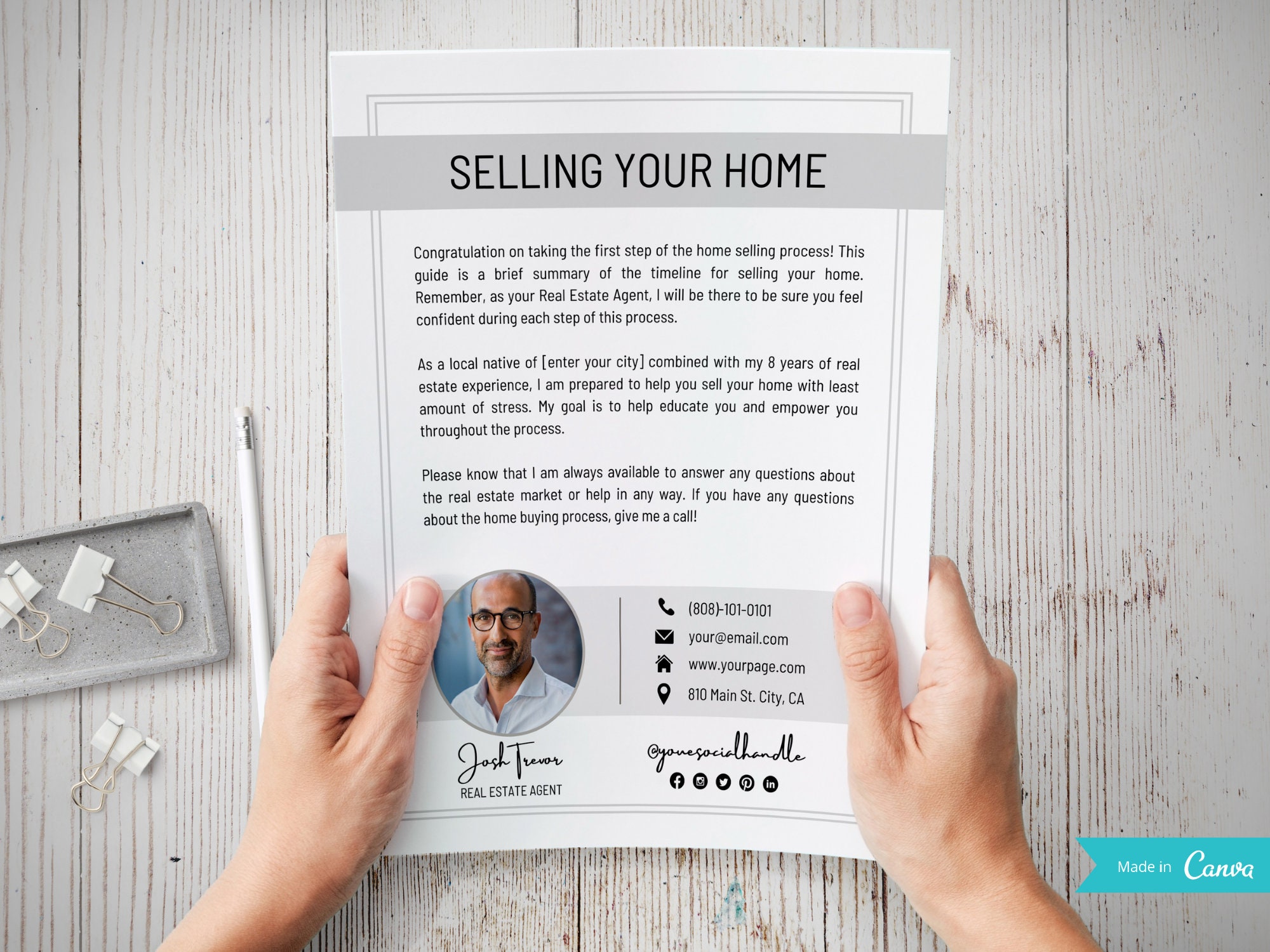Home Seller Roadmap Guide | Seller Packet | Seller Flyer | Real Estate ...