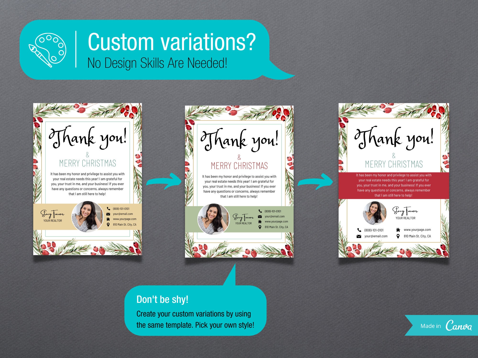 Realtor Christmas Card | Real Estate Marketing | Realtor Marketing ...