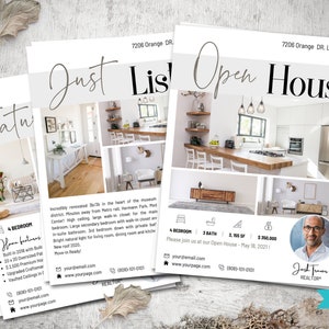 Open House Bundle | Real Estate Marketing Materials | Open House Sign ...