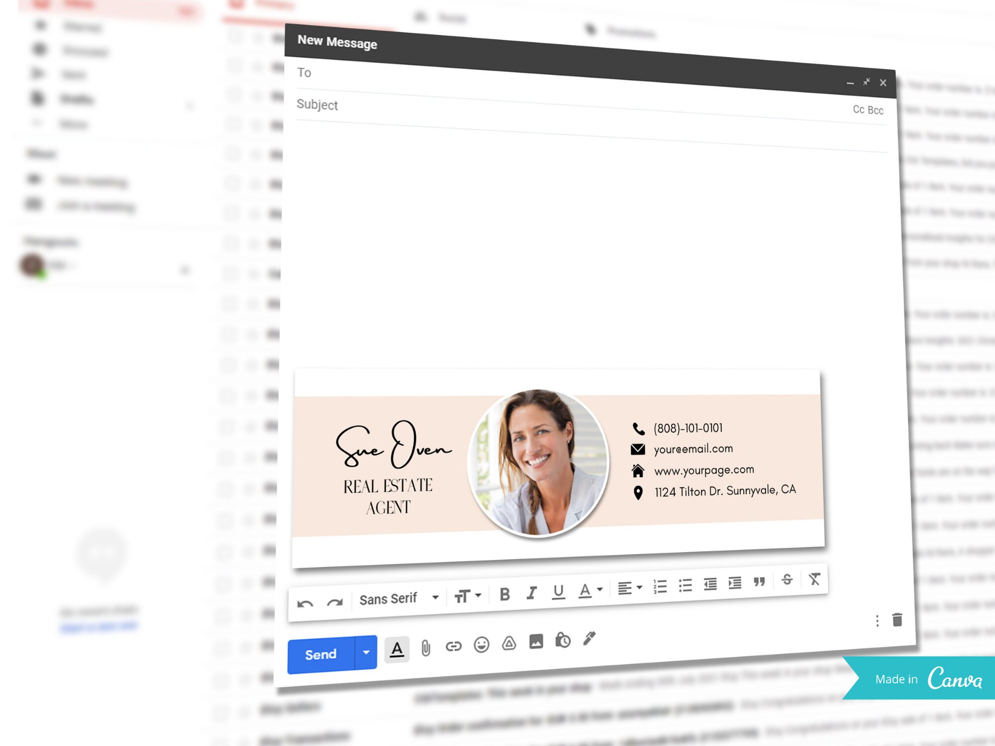 Email Signature Bundle Gmail Signature Bundle Real Estate Email Email ...