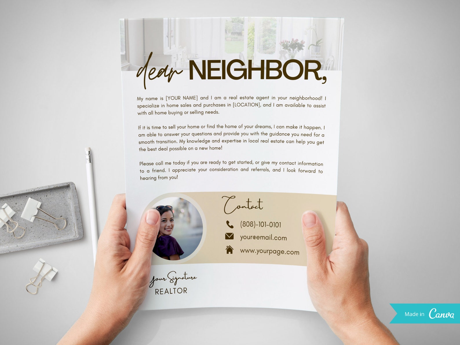 Real Estate Agent Letter New Real Estate Flyer Real Estate Marketing