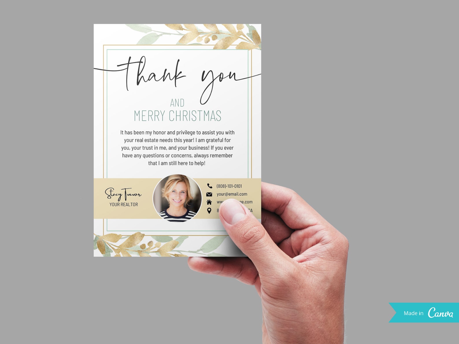 Realtor Christmas Card Real Estate Marketing Realtor Marketing Realtor ...