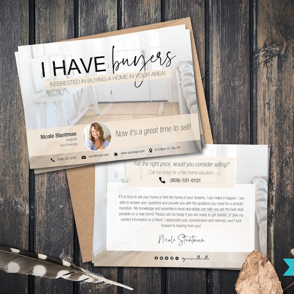 I Have a Buyer Letter Real Estate - Etsy