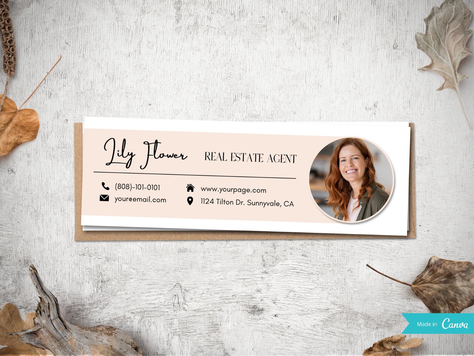 Email Signature | Gmail Signature | Real Estate Email | Email Canva ...