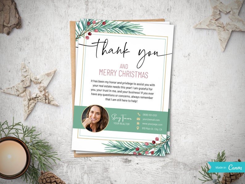 Realtor Christmas Card | Real Estate Marketing | Realtor Marketing ...