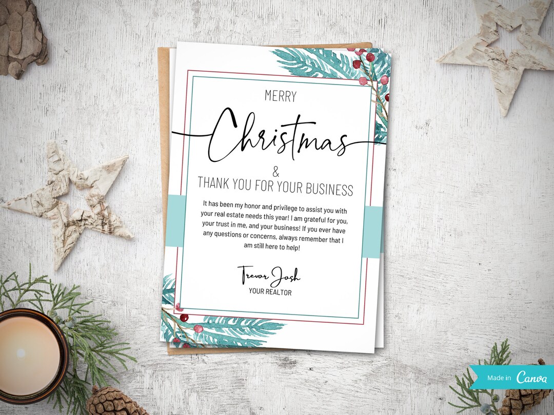 Realtor Christmas Card | Real Estate Marketing | Realtor Marketing ...