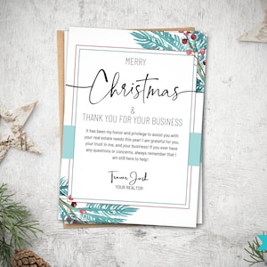 Realtor Christmas Card Real Estate Marketing Realtor Marketing Realtor ...