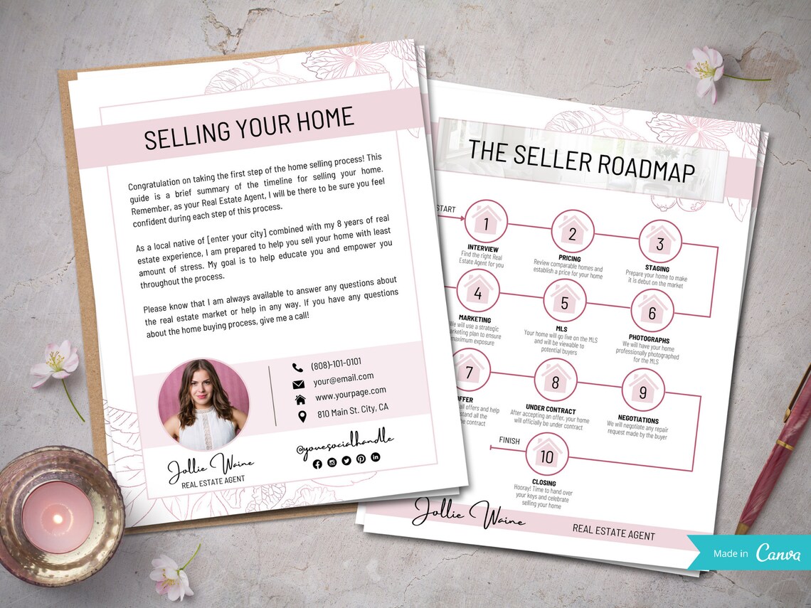 Home Seller Roadmap Guide | Seller Packet | Seller Flyer | Real Estate ...