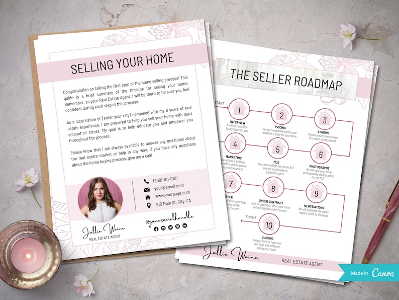Home Seller Roadmap Guide | Seller Packet | Seller Flyer | Real Estate ...