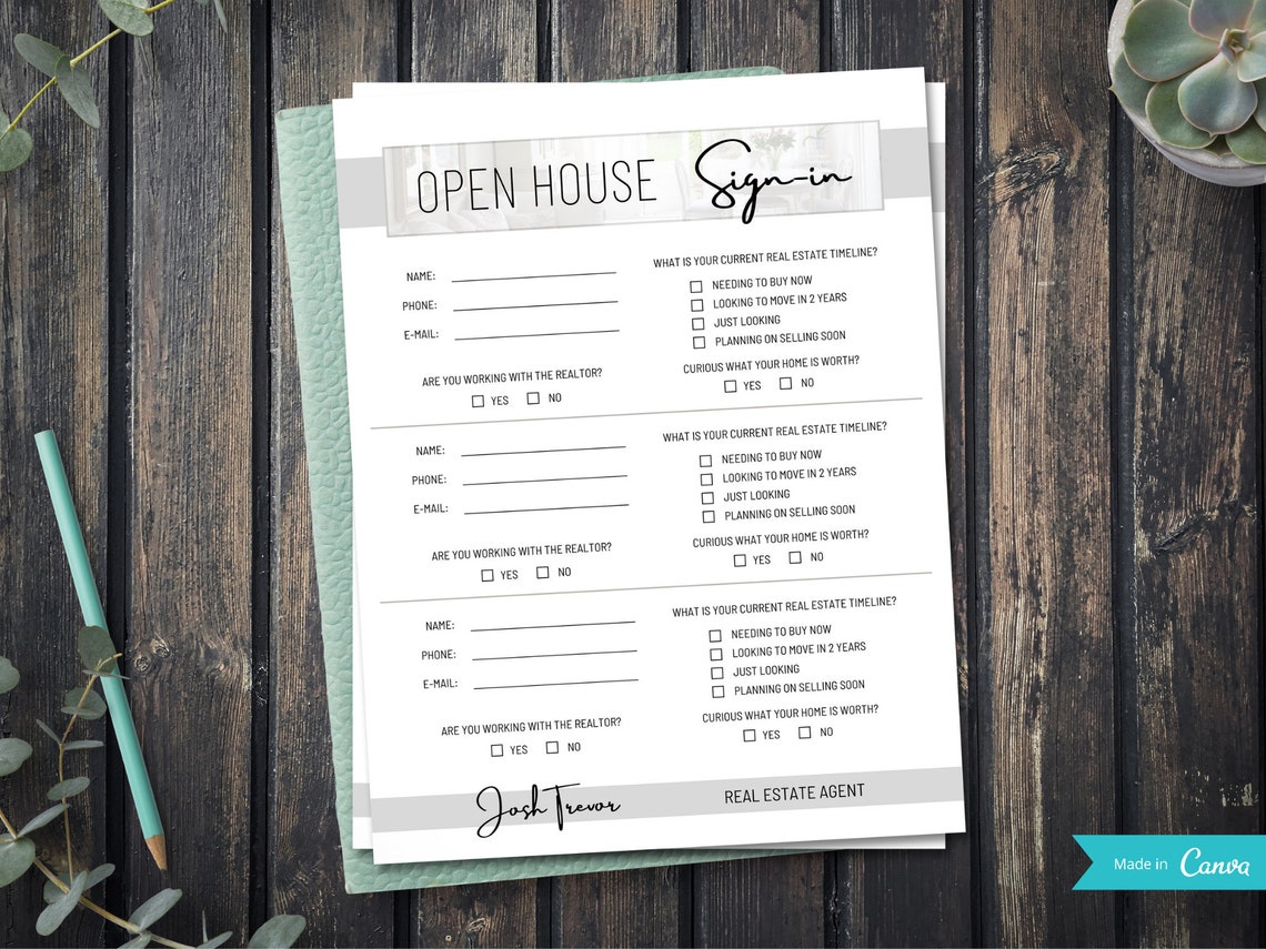 Open House Bundle Real Estate Marketing Materials Open - Etsy