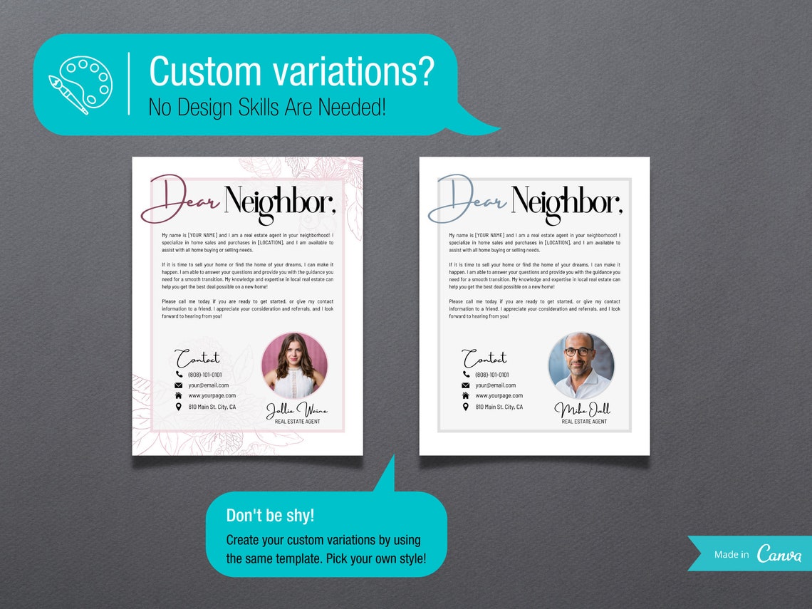 Real Estate Agent Letter New Real Estate Flyer Real Estate Marketing ...