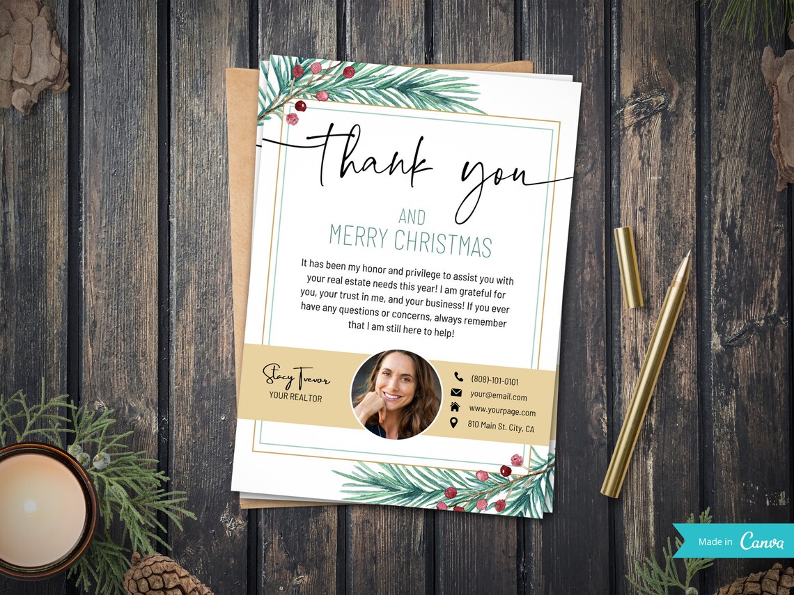 Realtor Christmas Card | Real Estate Marketing | Realtor Marketing ...