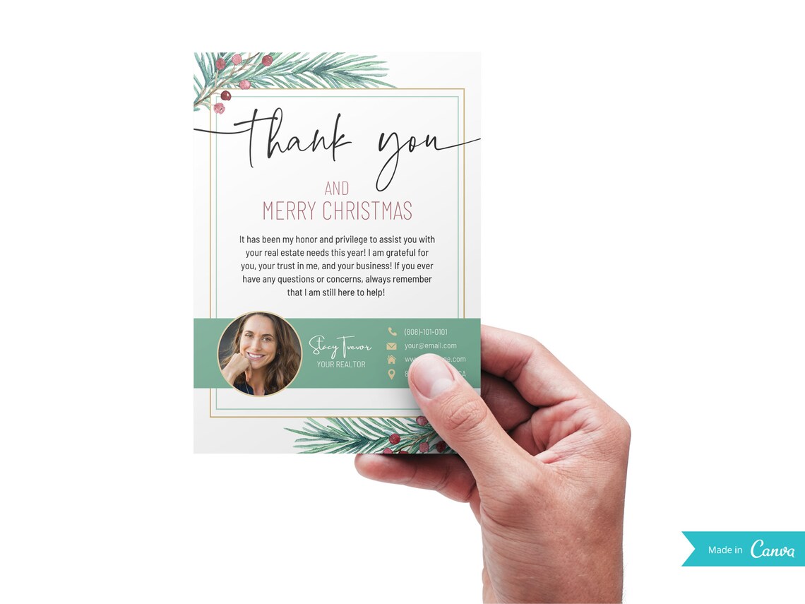 Realtor Christmas Card | Real Estate Marketing | Realtor Marketing ...