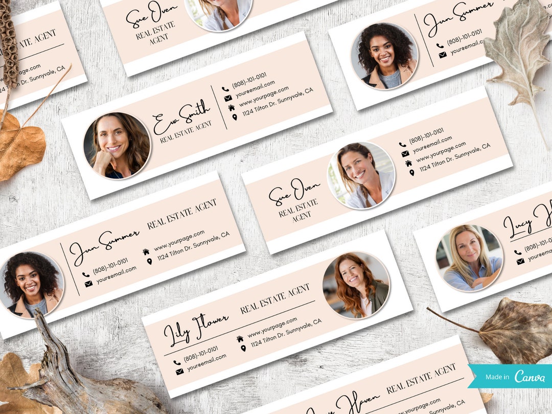 Email Signature Bundle | Gmail Signature Bundle | Real Estate Email ...