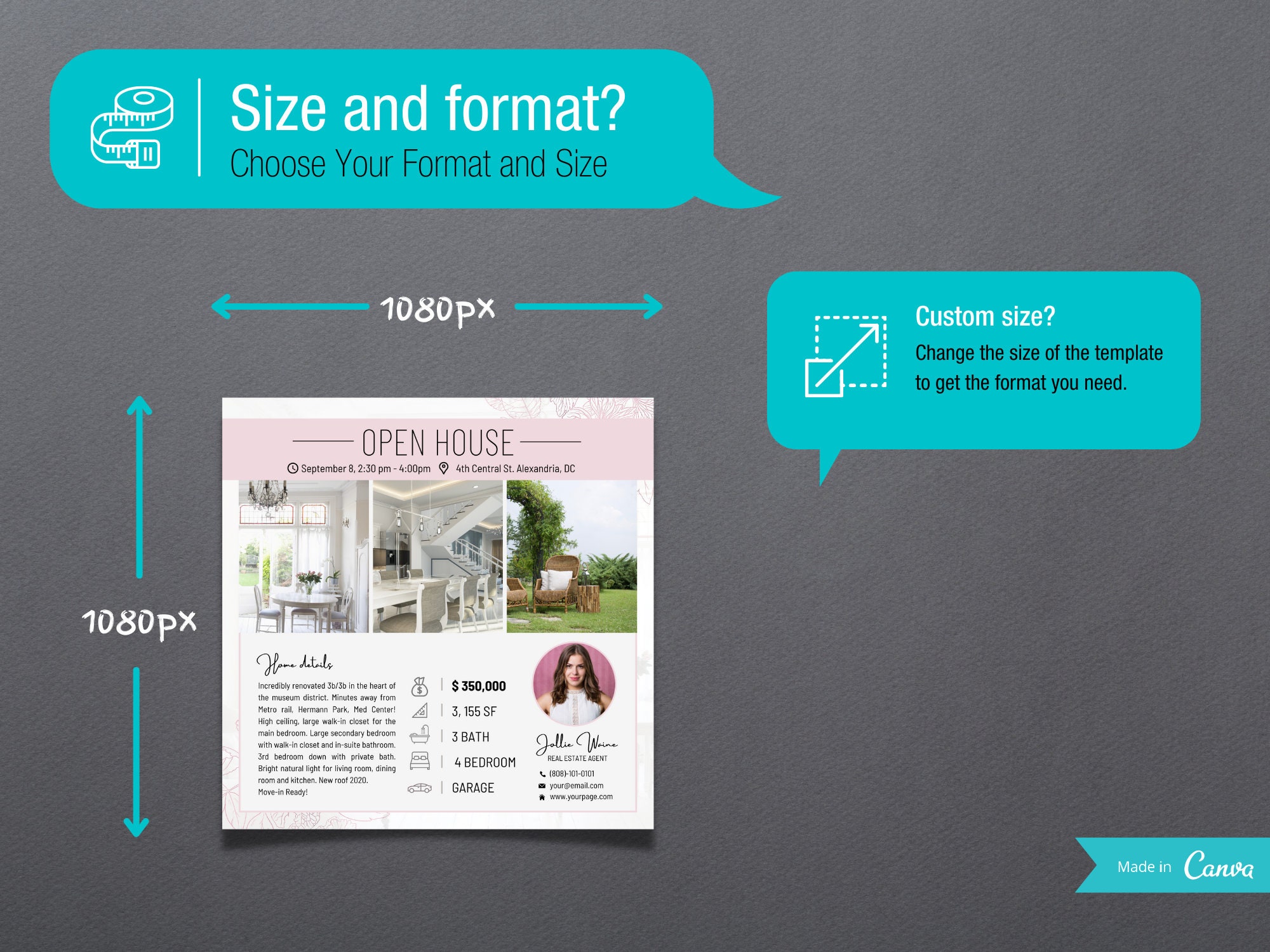 Open House Social Media Posts Social Media for Real Estate - Etsy