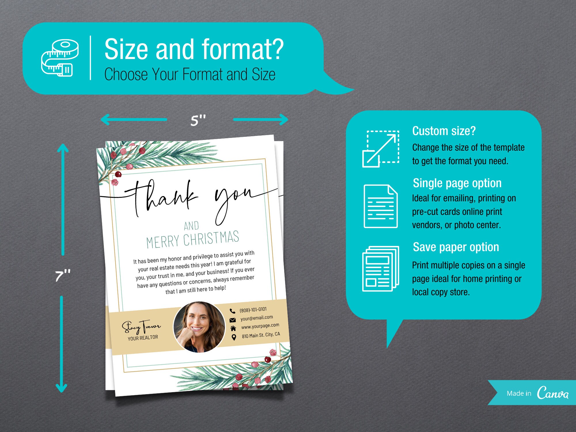 Realtor Christmas Card | Real Estate Marketing | Realtor Marketing ...