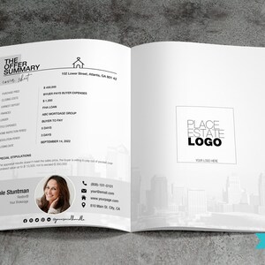 Real Estate Offer Summary | Offer Summary Sheet | Offer Cover Sheet ...