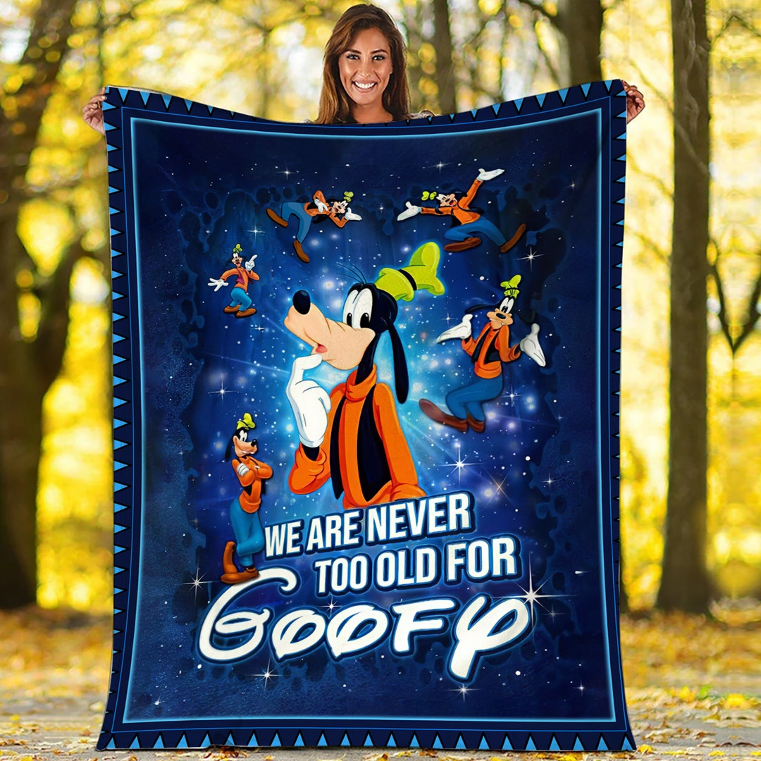 Disney Goofy Fleece Blanket Quilt Disney Bedding Decor - Etsy