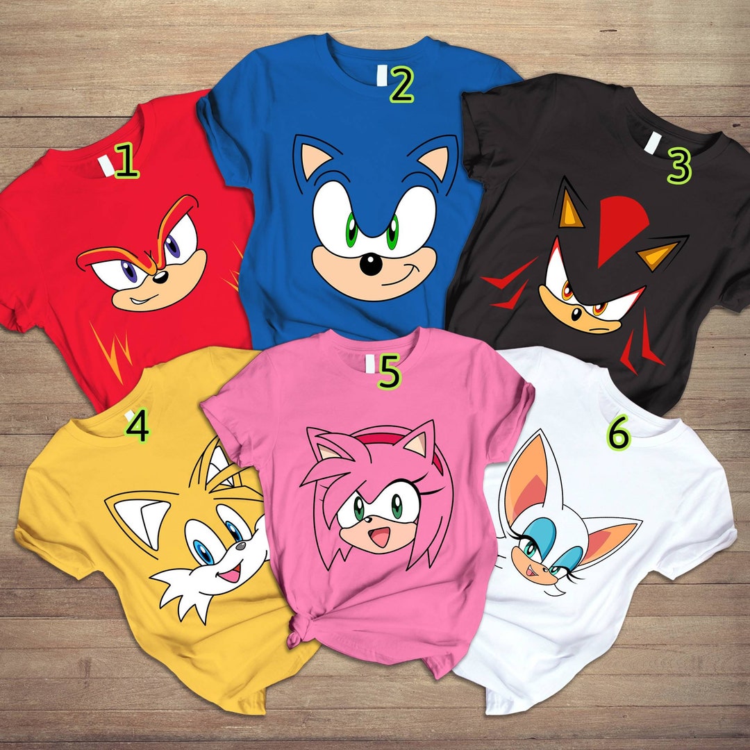 Sonic the Hedgehog Shirt Sonic Shirt Sonic Birthday Shirt - Etsy
