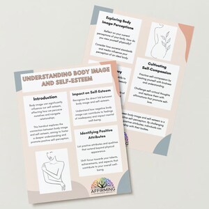 3 Printable Therapy Handouts on Body Image - Etsy