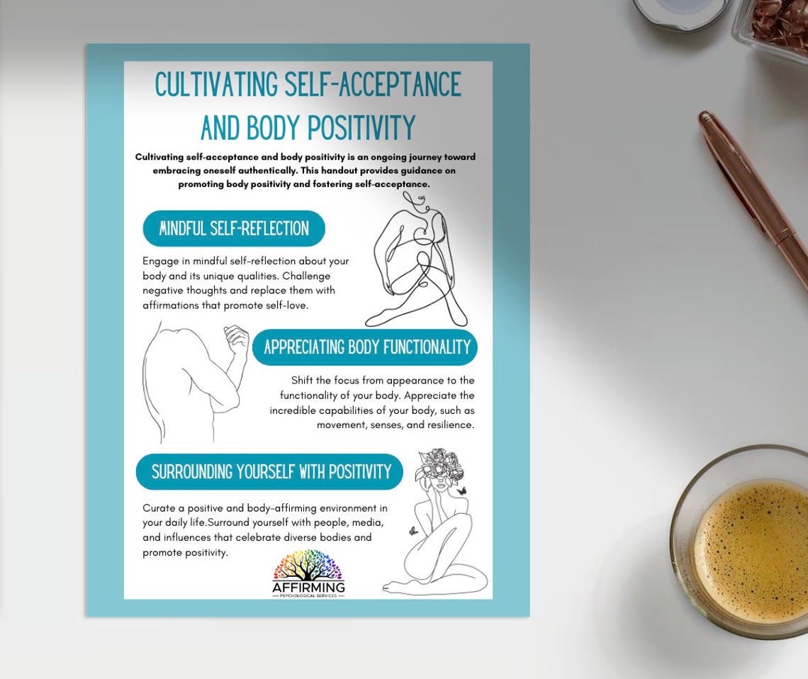 3 Printable Therapy Handouts on Body Image - Etsy