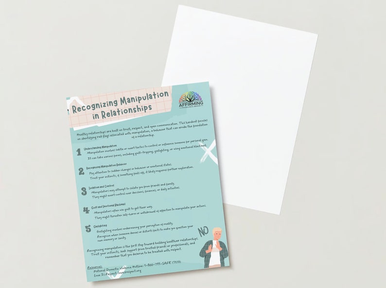 3 Red Flags Therapy Handouts (printable) - Etsy