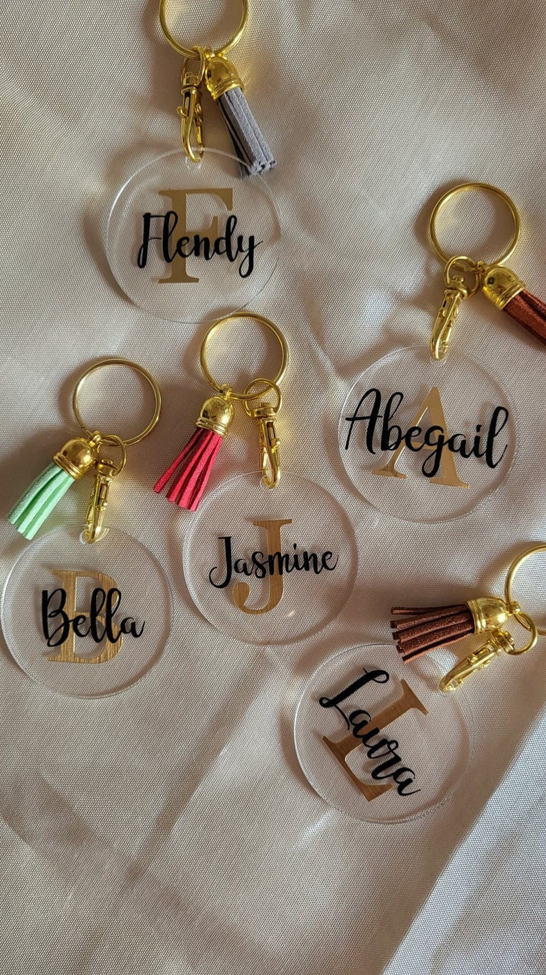 Personalize Name Keychain Name Keychain Custom Name - Etsy