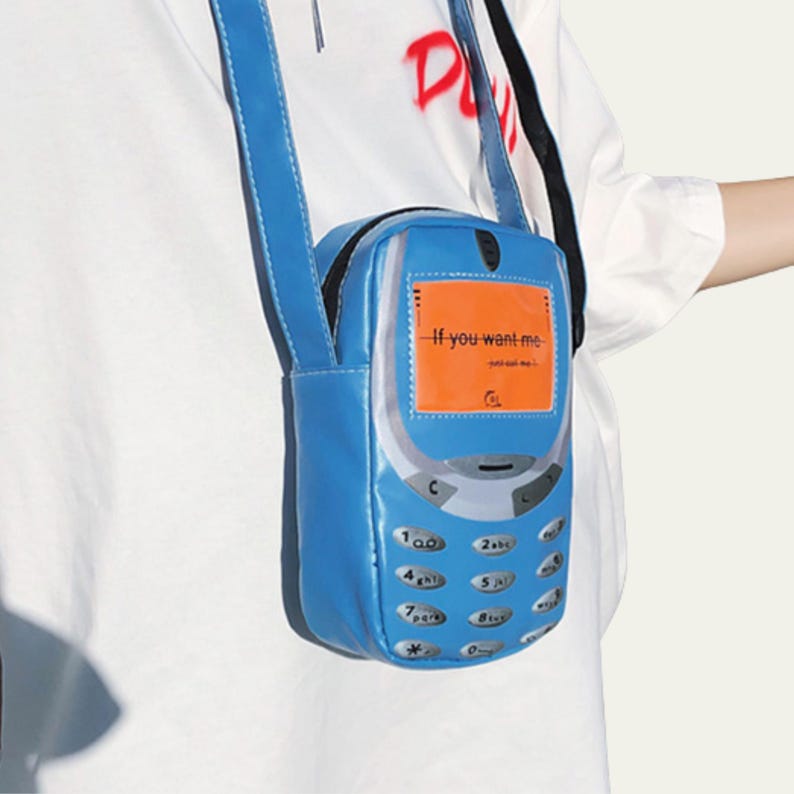 Nokia 3310 Retro Crossbody Bag, Vintage Phone Shoulder Purse for Kids ...