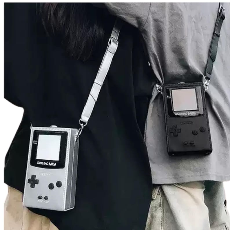 Retro Game Console Crossbody Bag, Unisex Shoulder Bag for Kids Teens ...