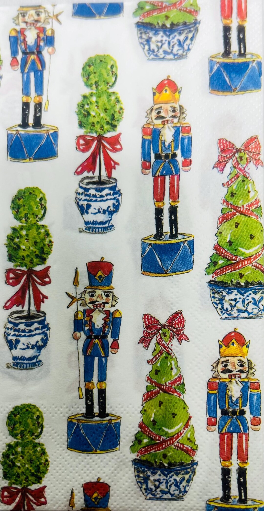 Nutcracker Guest Napkins, Christmas Decoupage Napkins, Napkins for ...