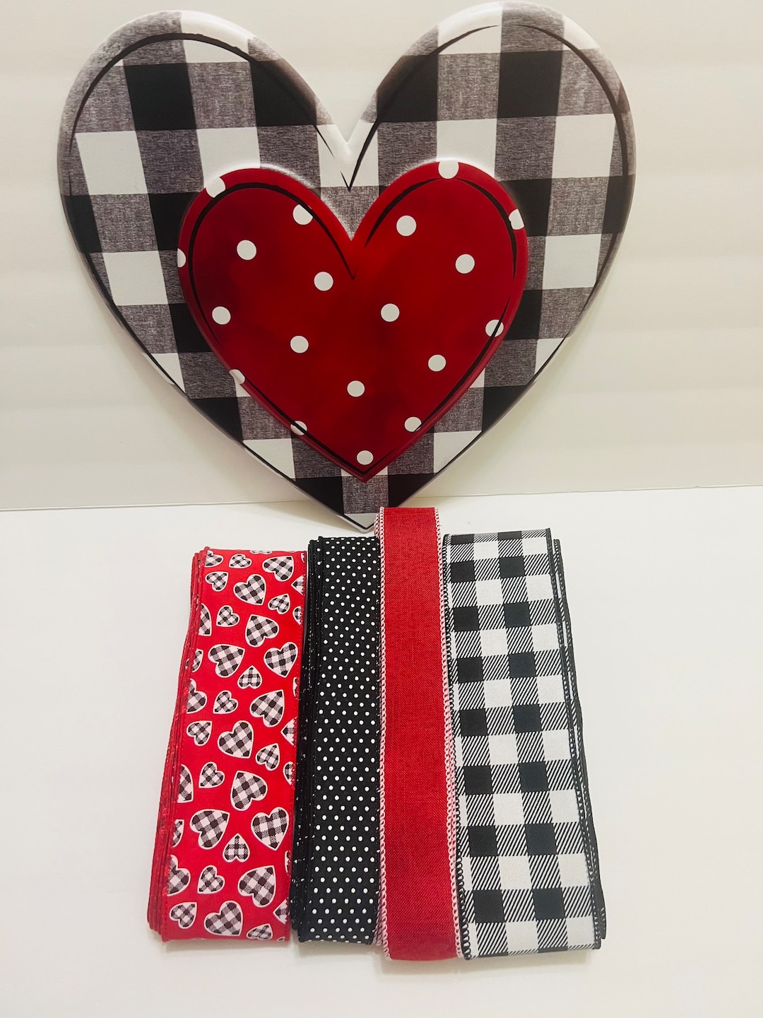 DIY Wreath Kit, Valentine's Day Wreath Kit, Everyday Wreath Kit, Heart ...