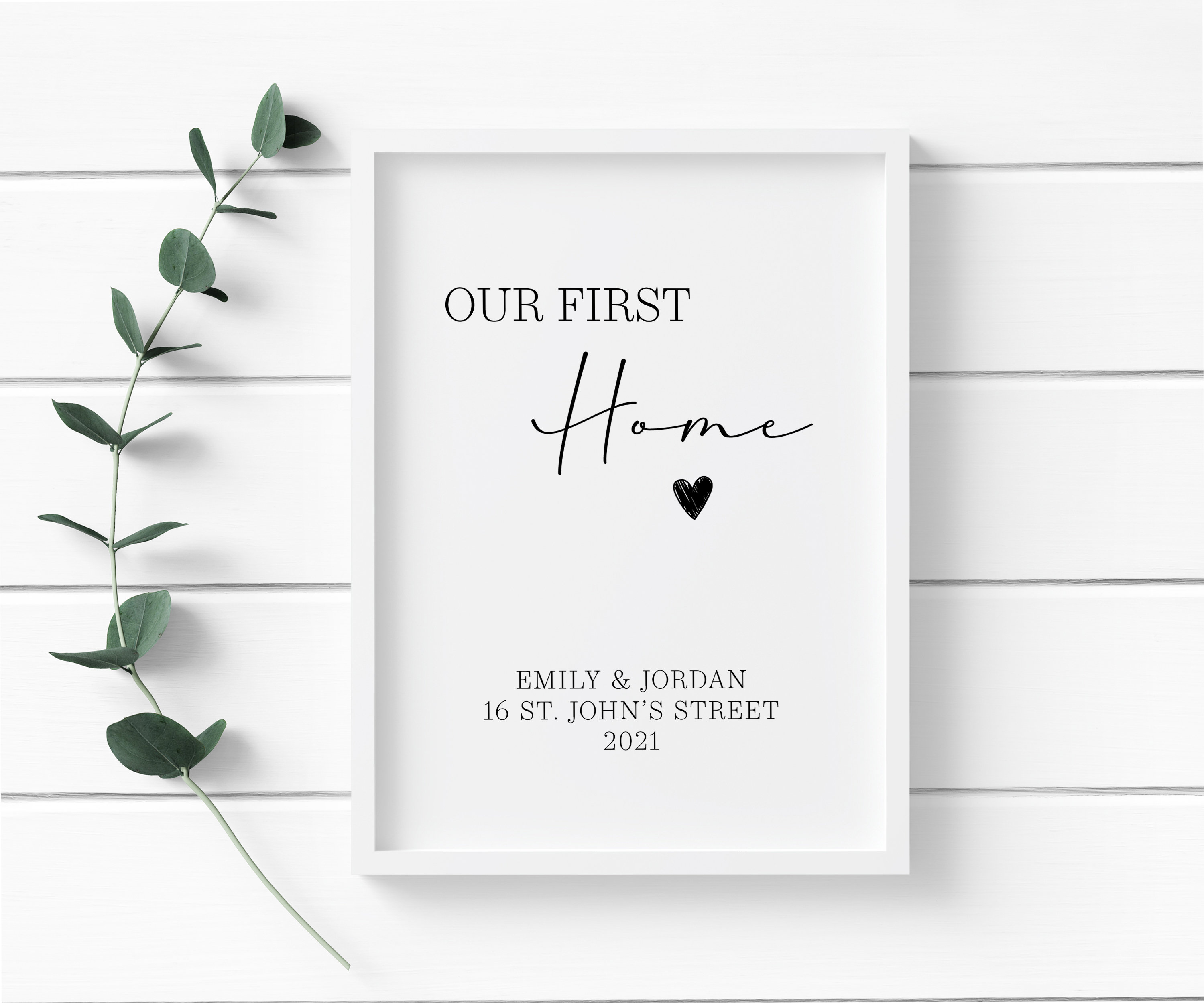 Our First Home Frame - Etsy