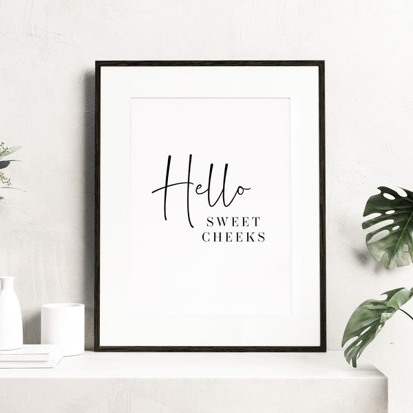 Hello Sweet Cheeks - Etsy UK