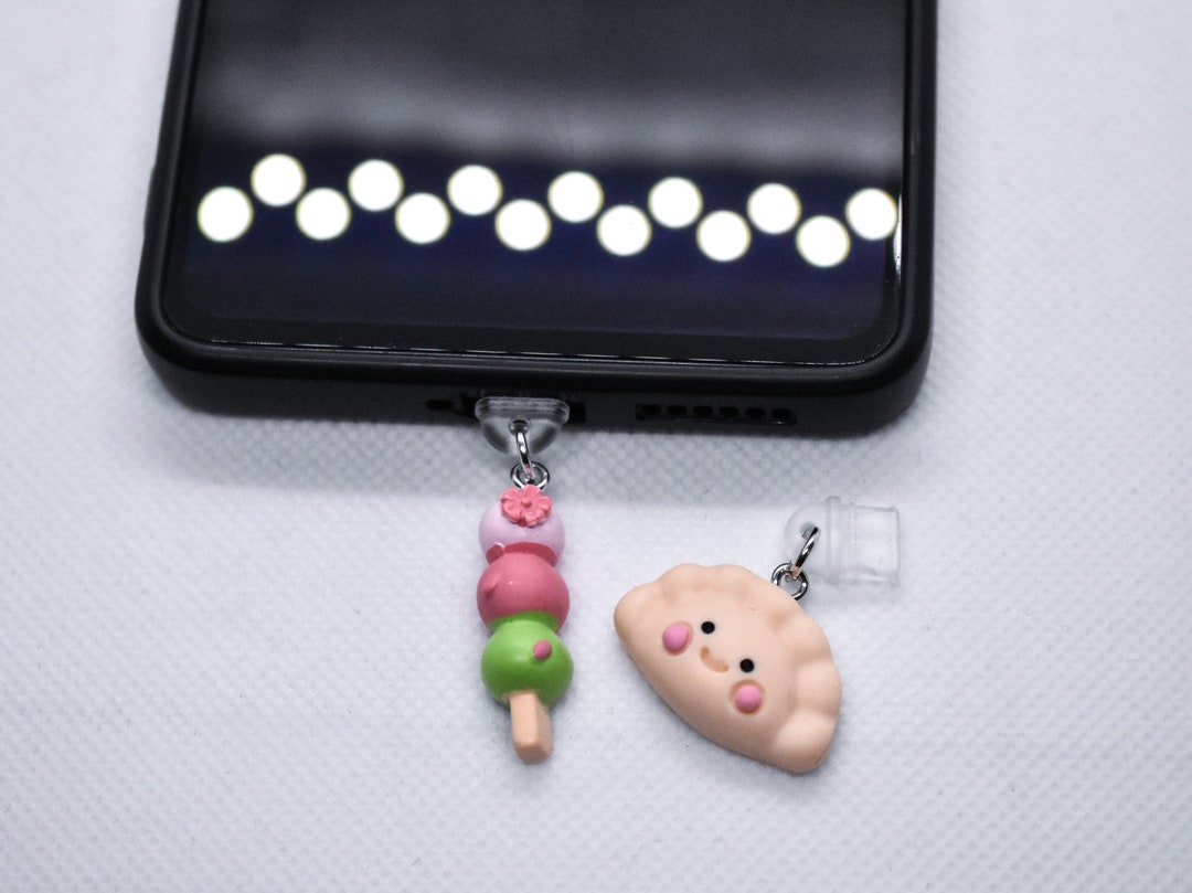 Japanese Dango Dumpling Phone Dust Plug, Cute Kawaii Phone Charms ...