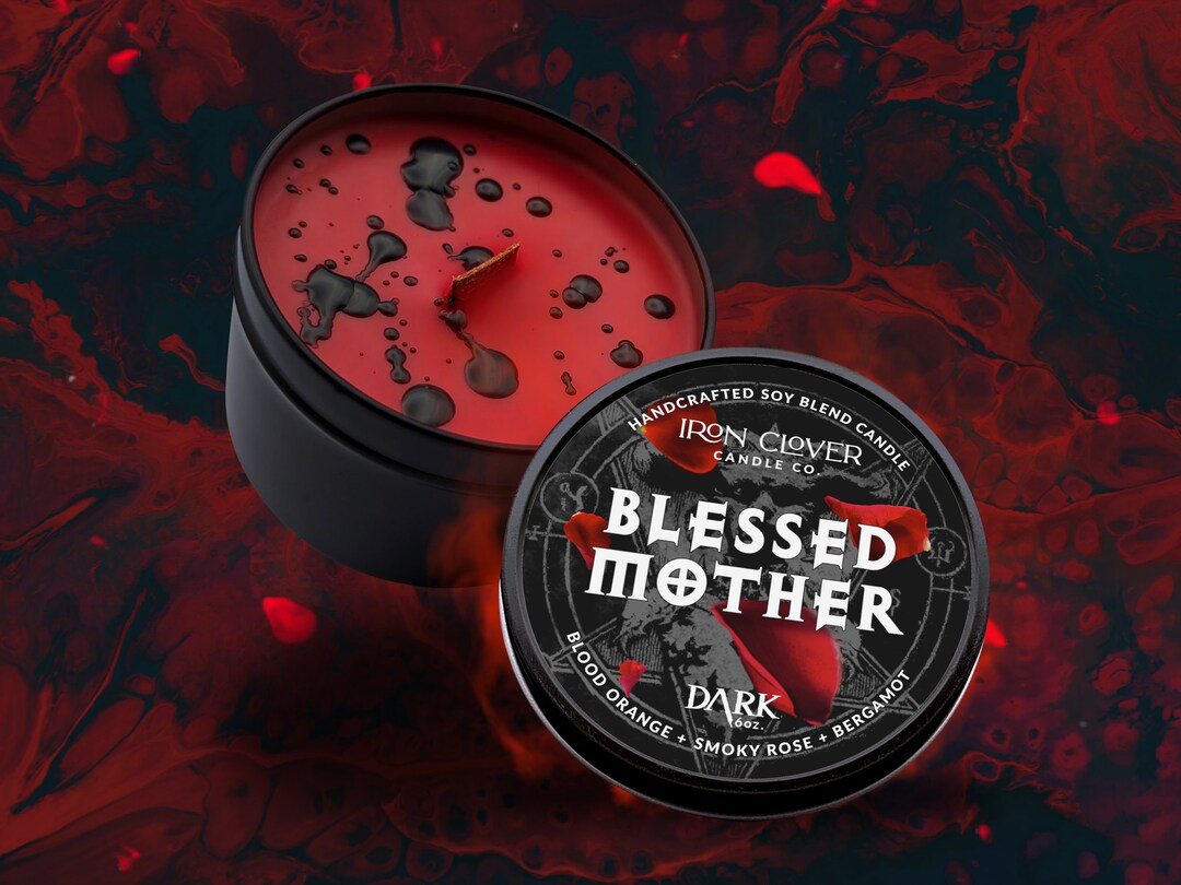 Blessed Mother Diablo IV Inspired Wood Wick Candle Blood - Etsy Australia