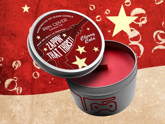 Zappin' That Thirst Fallout Inspired Wood Wick Candle - Etsy UK