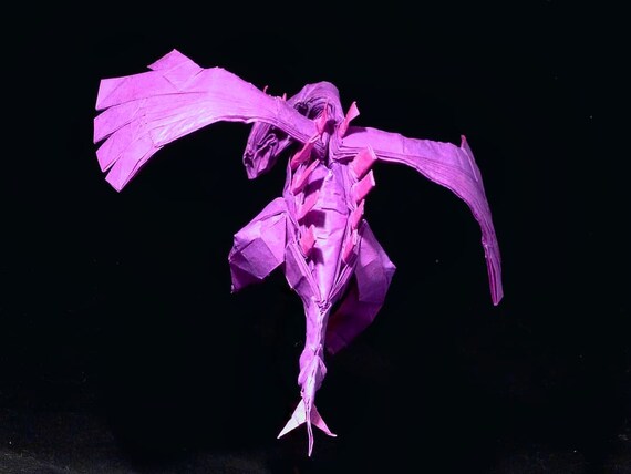 Paper Finished Origami Origami Origami Shadow Lugia Pokemon figurine ...