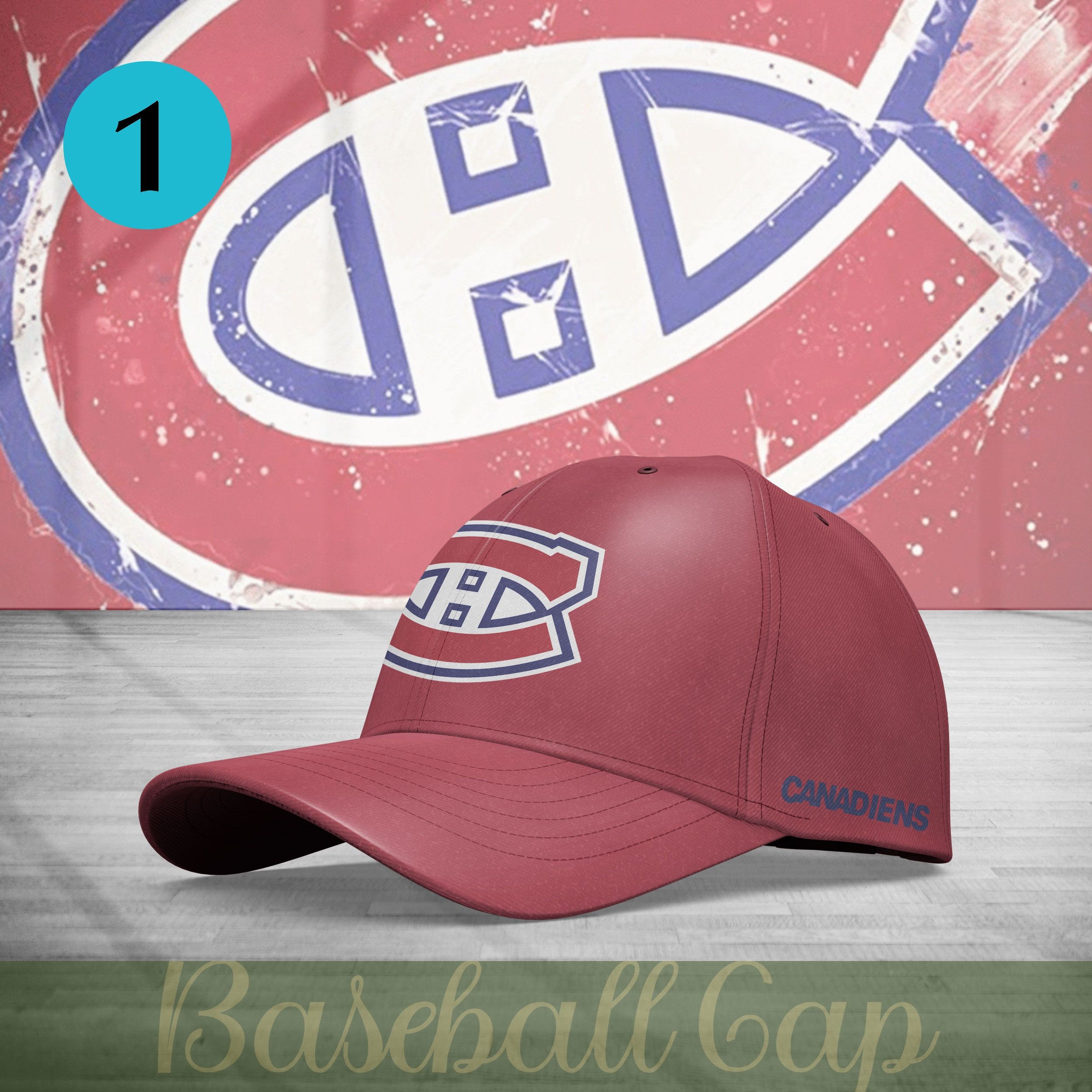 Combo Montréal Canadiens NHL Bomber Jacket And 3D Baseball Cap | Etsy