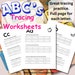 Abcs Tracing Worksheets | Alphabet Tracing | Children's Tracing ...