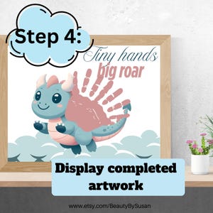 Dragon Handprint Craft Printable | Kids DIY Art - Nursery or Fridge ...