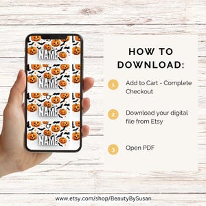 Editable Halloween Gift Tags | Personalized Gift Tags | Pumpkin and ...