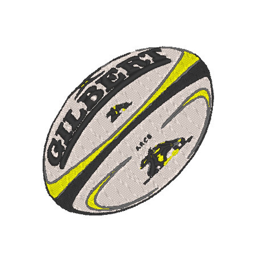 Embroidery Rugby Ball Model - Etsy